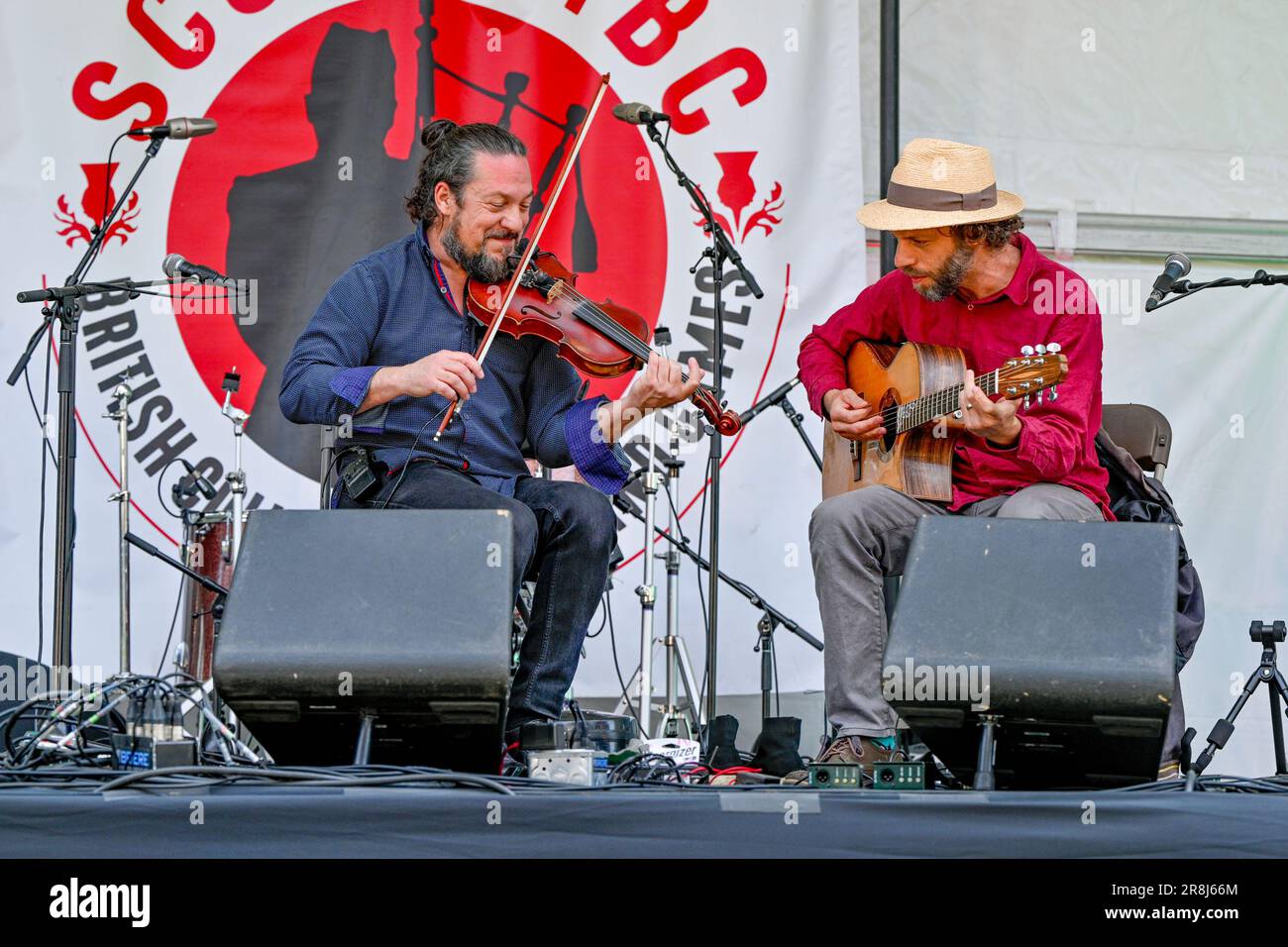 Pierre Schryer and Adam Dobres, Scotfest,Town Centre Park, Coquitlam ...