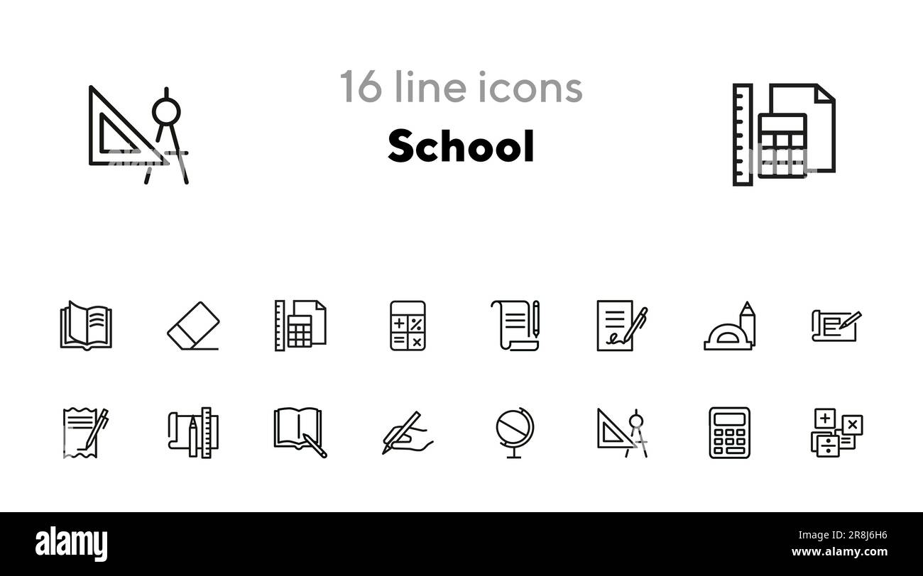 Sketching icons Stock Vector Images - Alamy