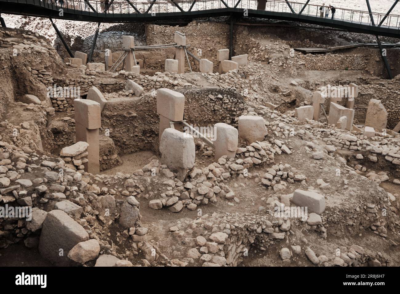 Archaeological excavation site of Gobekli Tepe. Neolithic Sanctuary ...