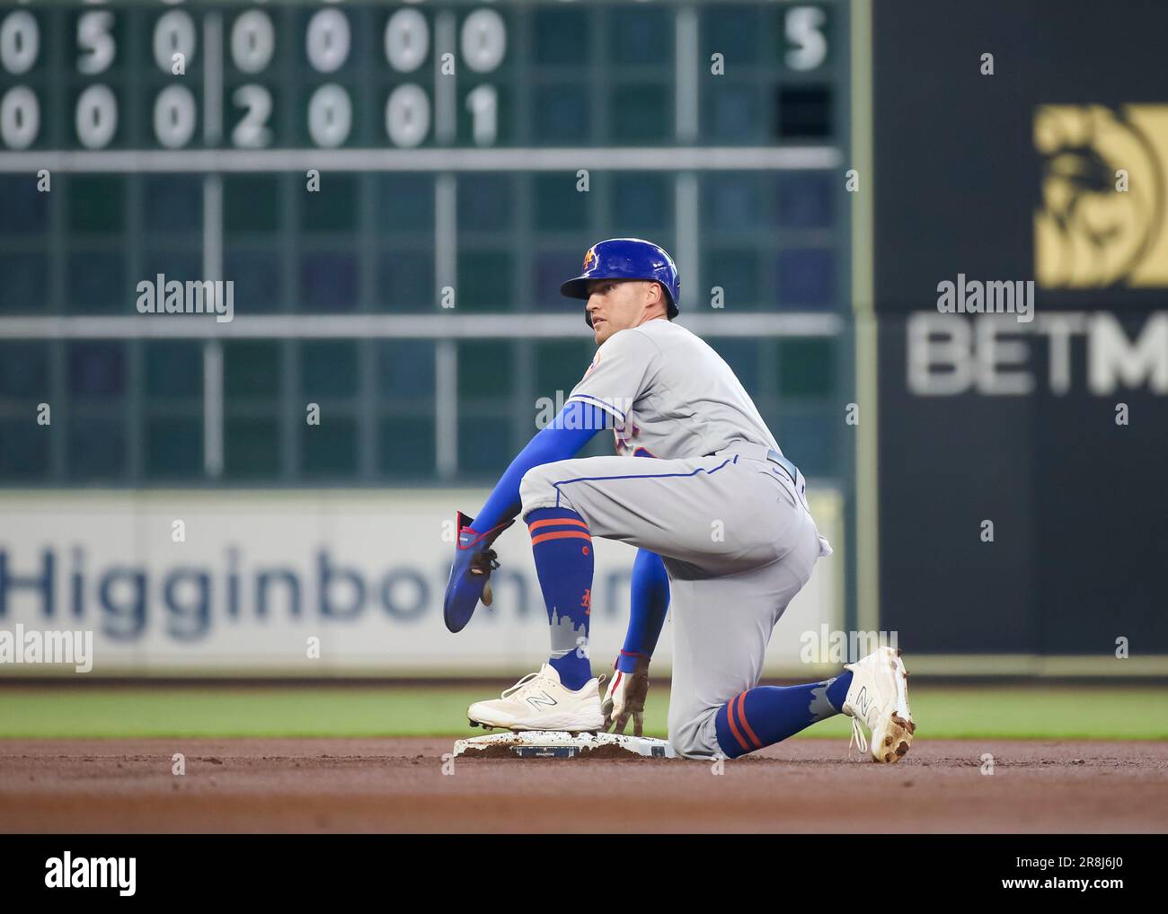 HOUSTON, TX - JUNE 21: New York Mets center fielder Brandon Nimmo (9 ...
