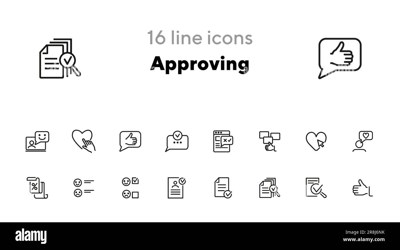 Approving sign Stock Vector Images - Alamy