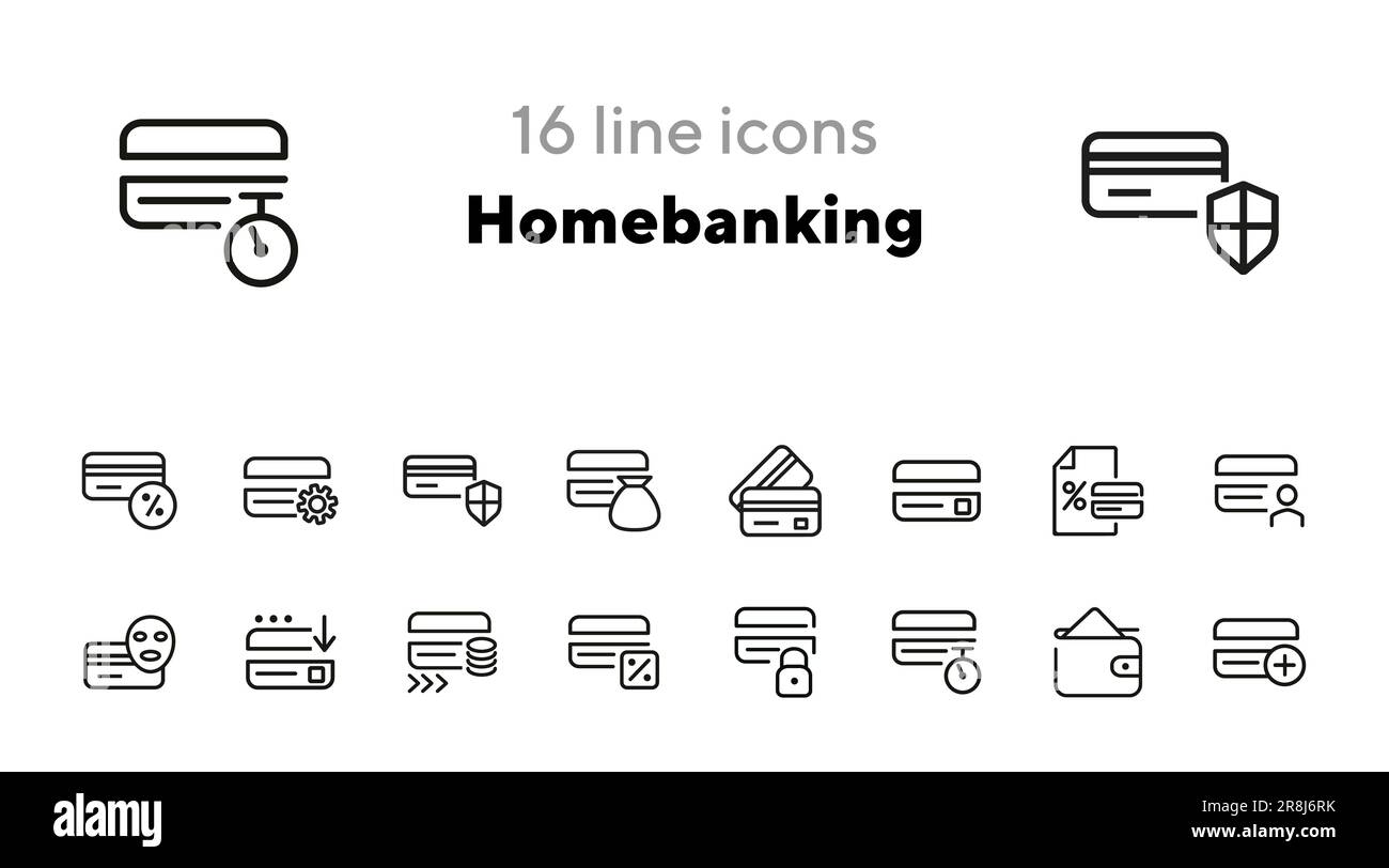 Homebanking Stock Vector Images - Alamy