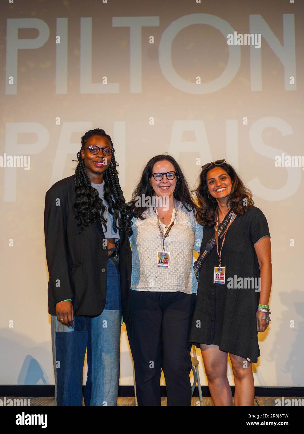 Nia DaCosta (Ms Marvel), Nida Manzor (Lady Parts) and Helen O’Hara ...