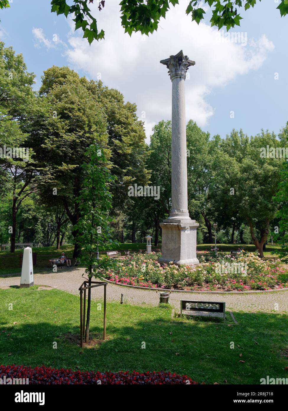 Column of the Goths, a Roman victory column inside Gulhane Park ...