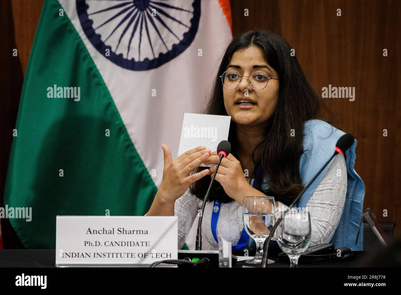 Alexandria, United States. 21st June, 2023. Anchal Sharma, a PhD ...