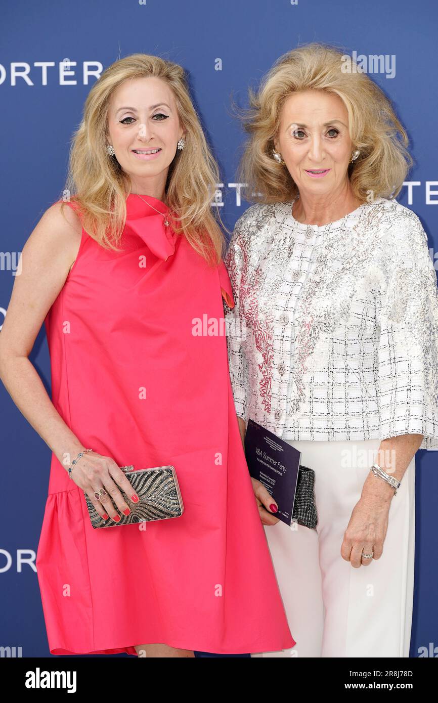 Antoinette Jackson (left) and Lady Estelle Wolfson of Marylebone attend ...
