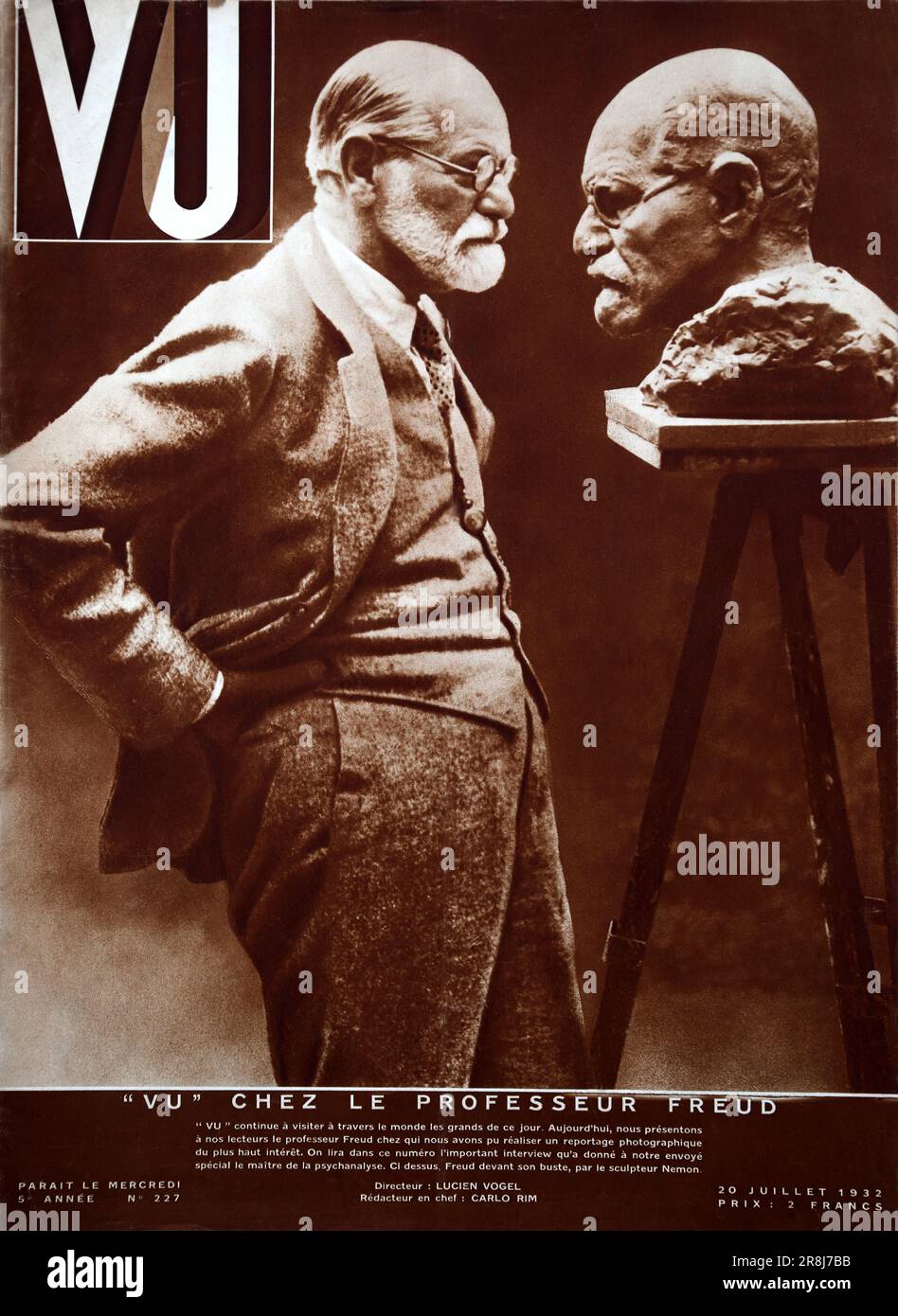 1932 , FRANCE : The austrian father of psychoanalysis SIGMUND FREUD ...