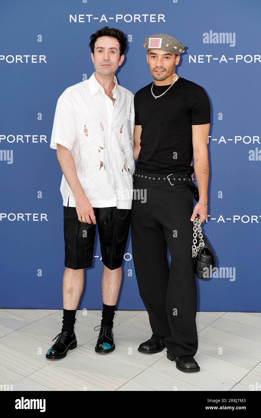 Nick Grimshaw (left) and Meshach Henry attend the Victoria & Albert ...