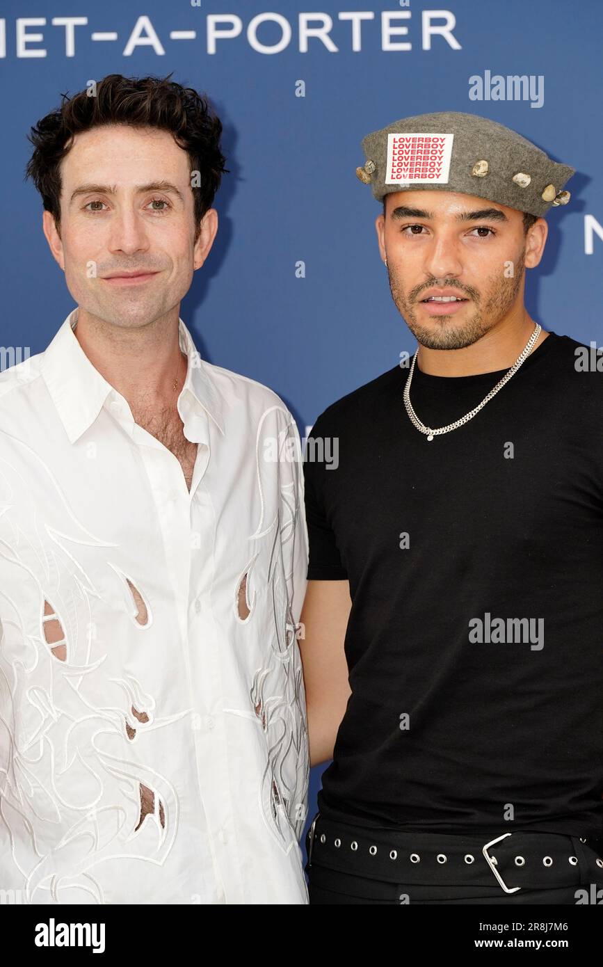 Nick Grimshaw (left) and Meshach Henry attend the Victoria & Albert ...