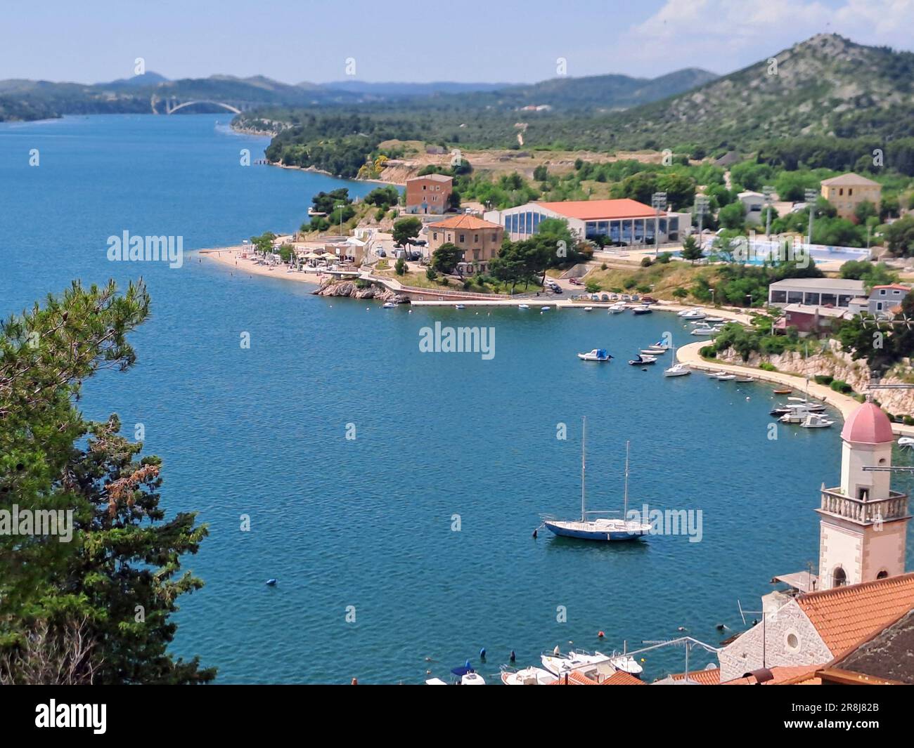 coastal landscape in dalmatia in northern croatia Stock Photo - Alamy