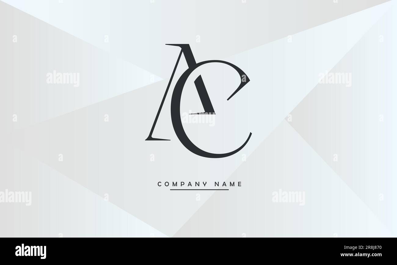 AC, CA Abstract Letters Logo Monogram Stock Vector Image & Art - Alamy