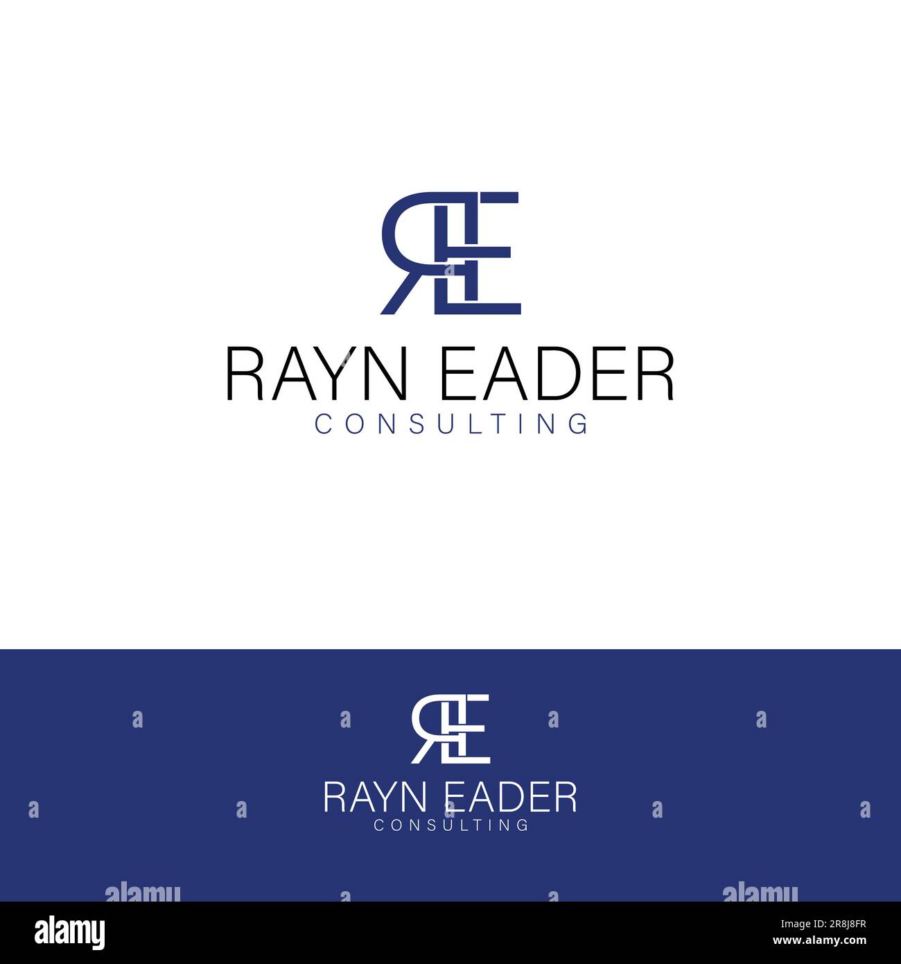 Richard Dalton consulting vector logo design. R and D logotype. RD ...