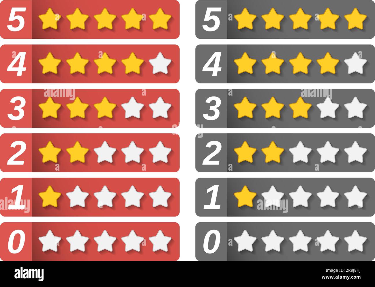 Rating stars for web, vector eps10 illustration Stock Vector Image ...