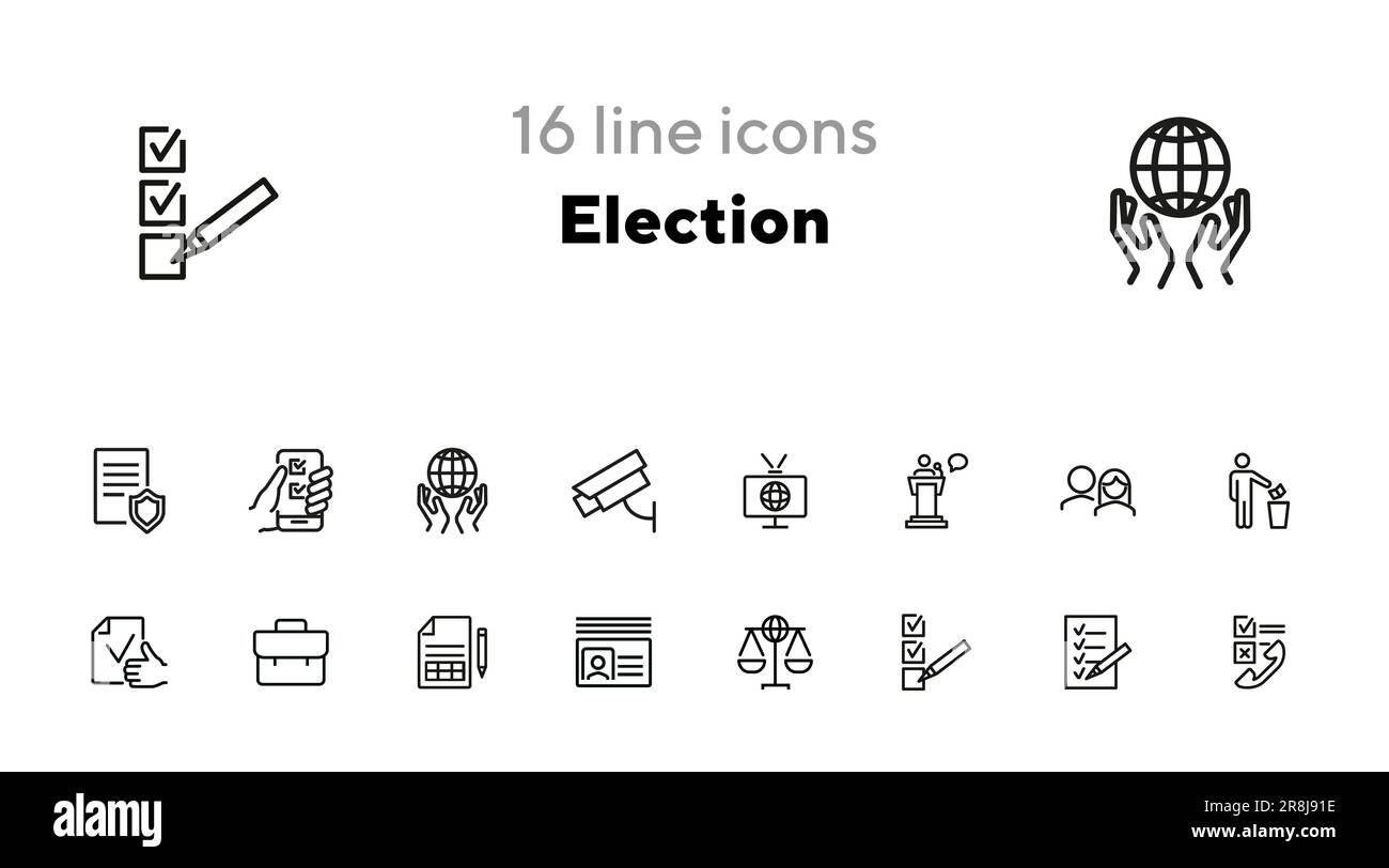 Election id Stock Vector Images - Alamy