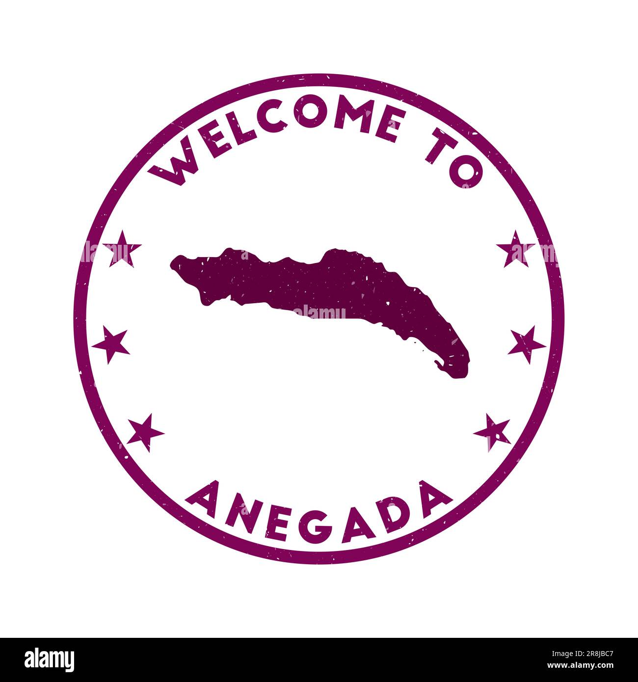 Anegada print map Stock Vector Images - Alamy