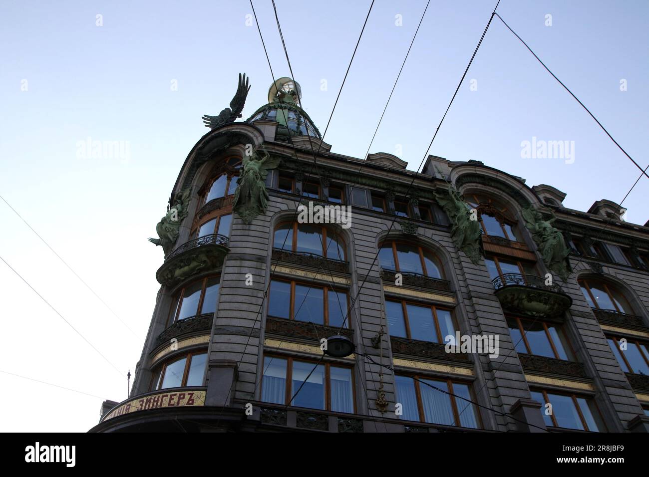 Russian Federation. Saint-Petersburg. June, summer. The center of St ...