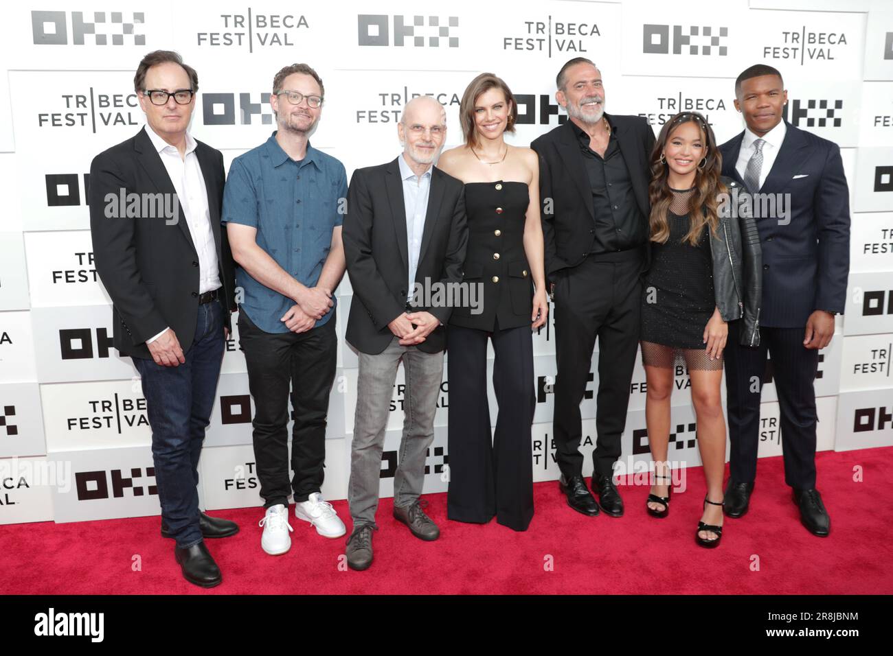 Lauren cohan jeffrey dean morgan hi-res stock photography and images ...