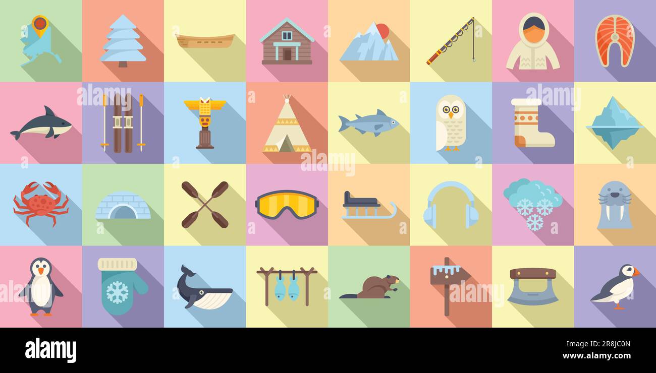 Canada inuit sleigh Stock Vector Images - Alamy