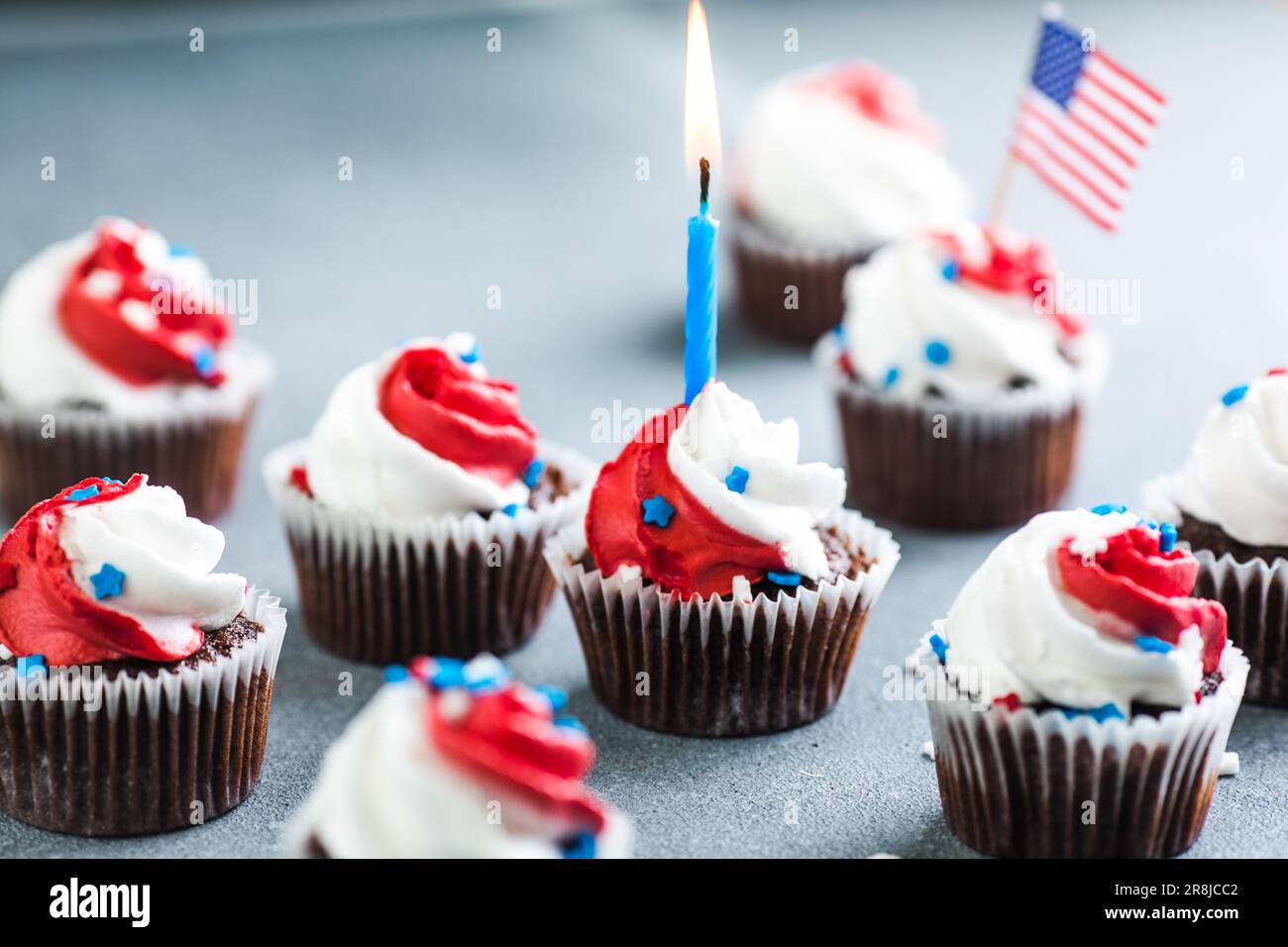 Independence Day Fourth of July USA American patriotic party with ...