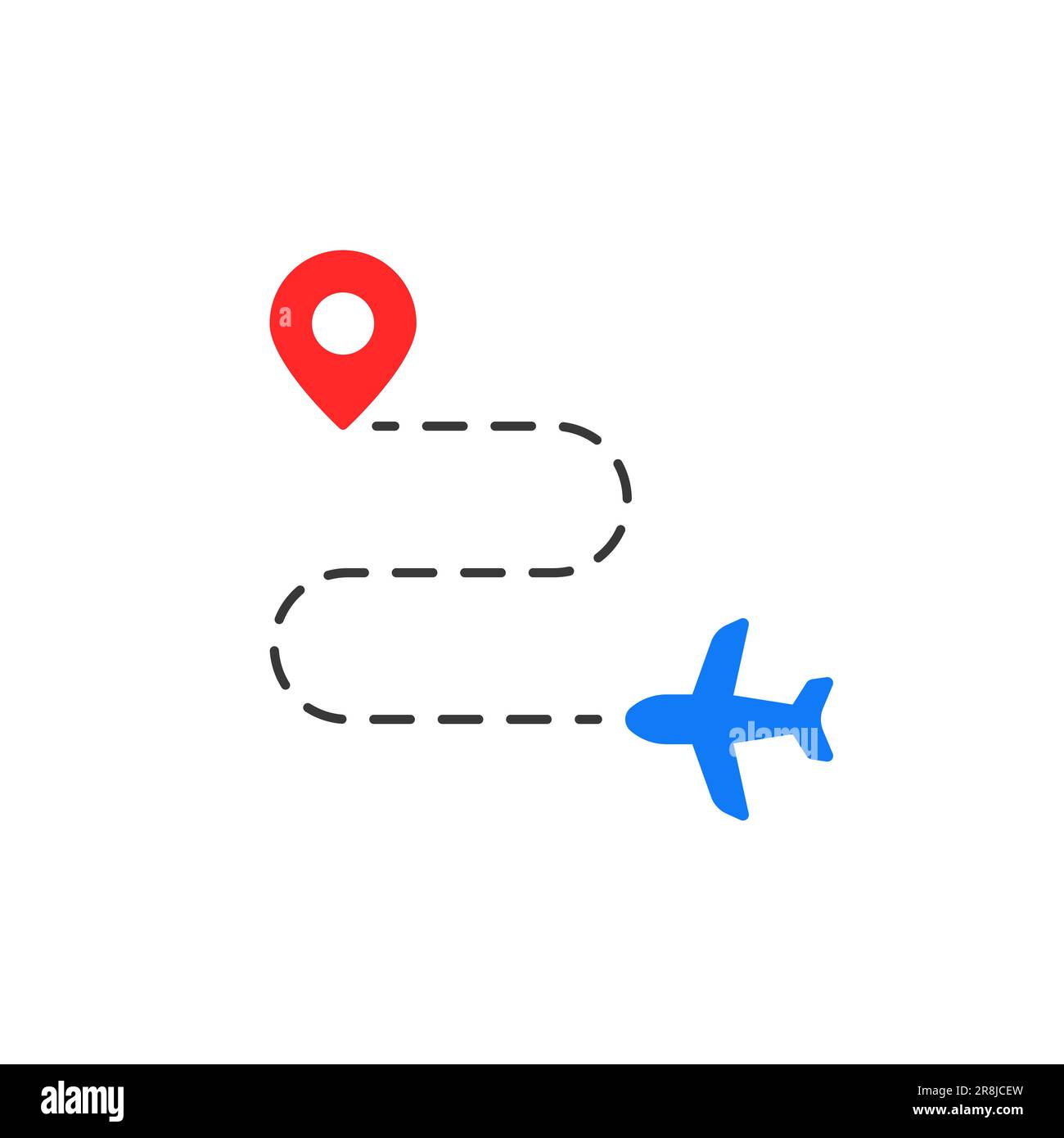 route like travel destination simple icon Stock Vector Image & Art - Alamy