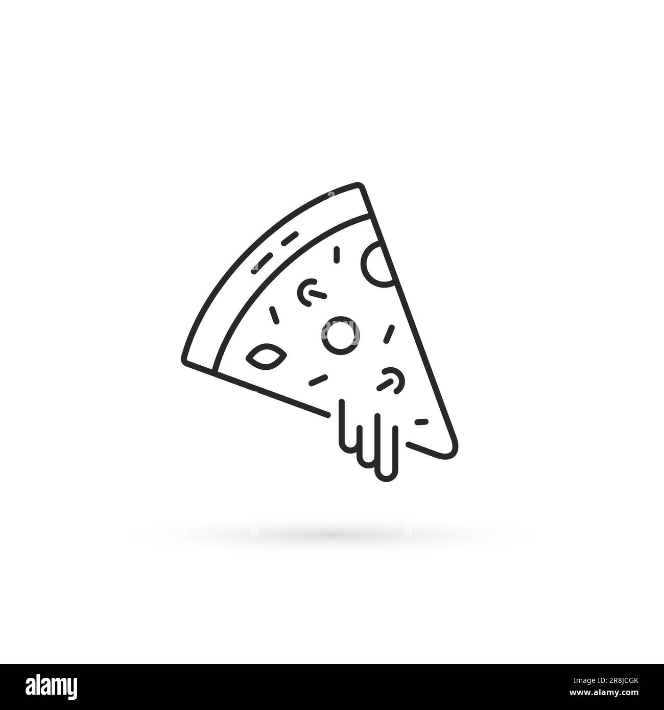 Homemade pastry pizza italian Stock Vector Images - Alamy