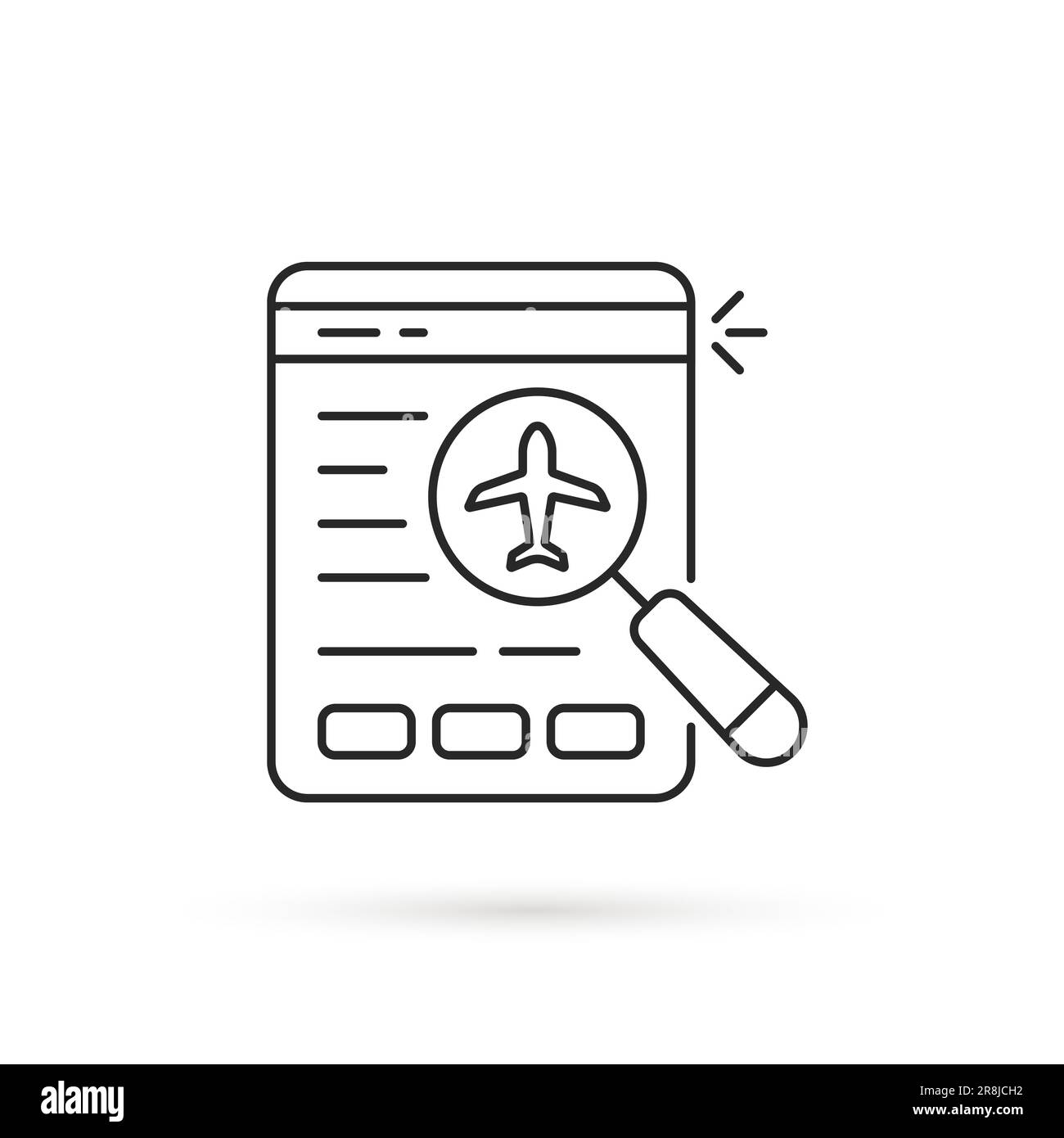 Web service outline black Stock Vector Images - Alamy