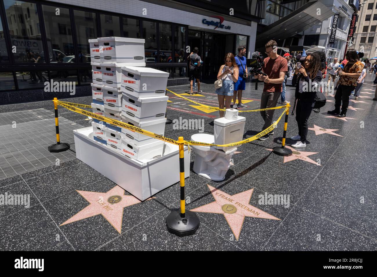 Hollywood, USA. 20th June, 2023. Los Angeles-based guerrilla street ...