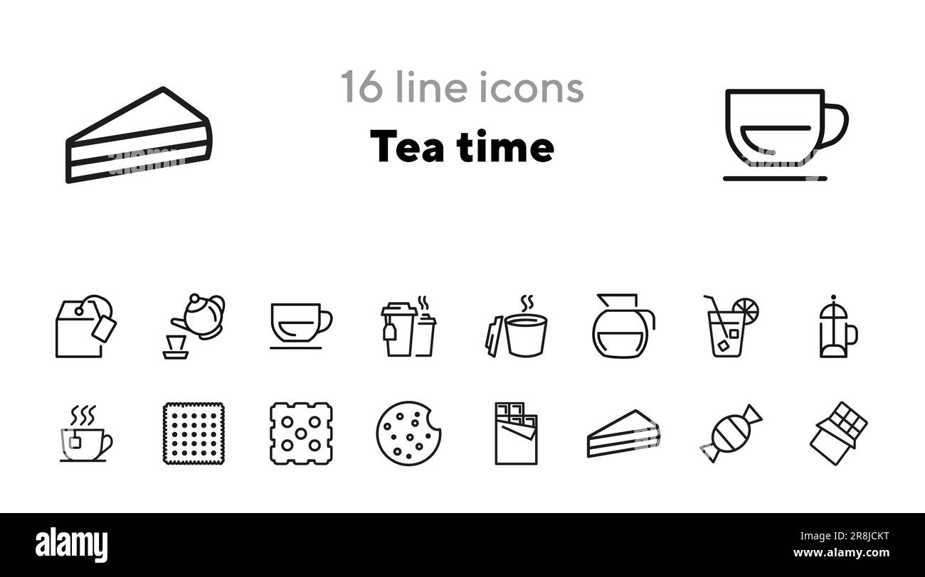 Tea hour Cut Out Stock Images & Pictures - Alamy