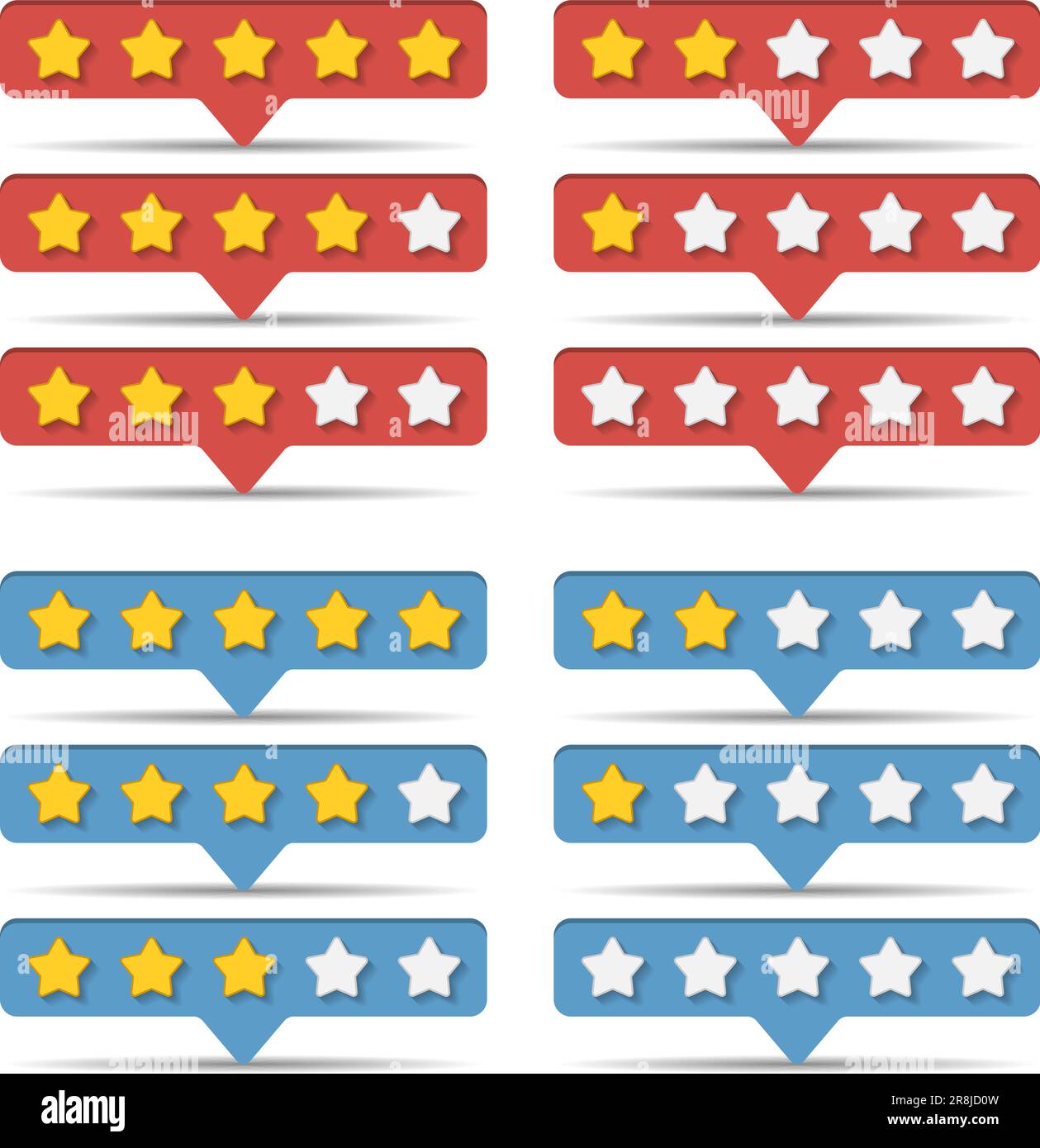 Rating stars for web, vector eps10 illustration Stock Vector Image ...