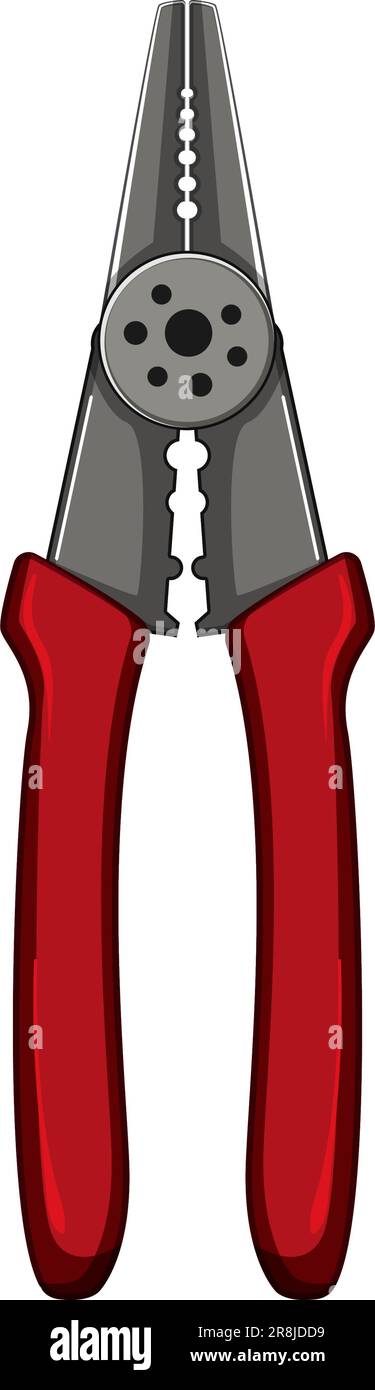cable crimper tool cartoon vector illustration Stock Vector Image & Art ...
