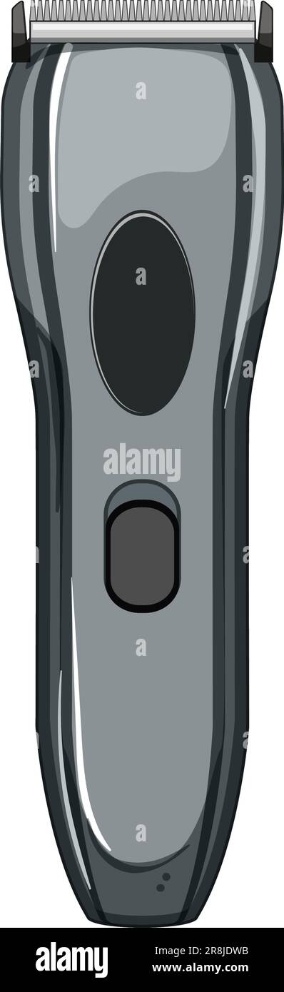 barber hair clipper cartoon vector illustration Stock Vector Image ...