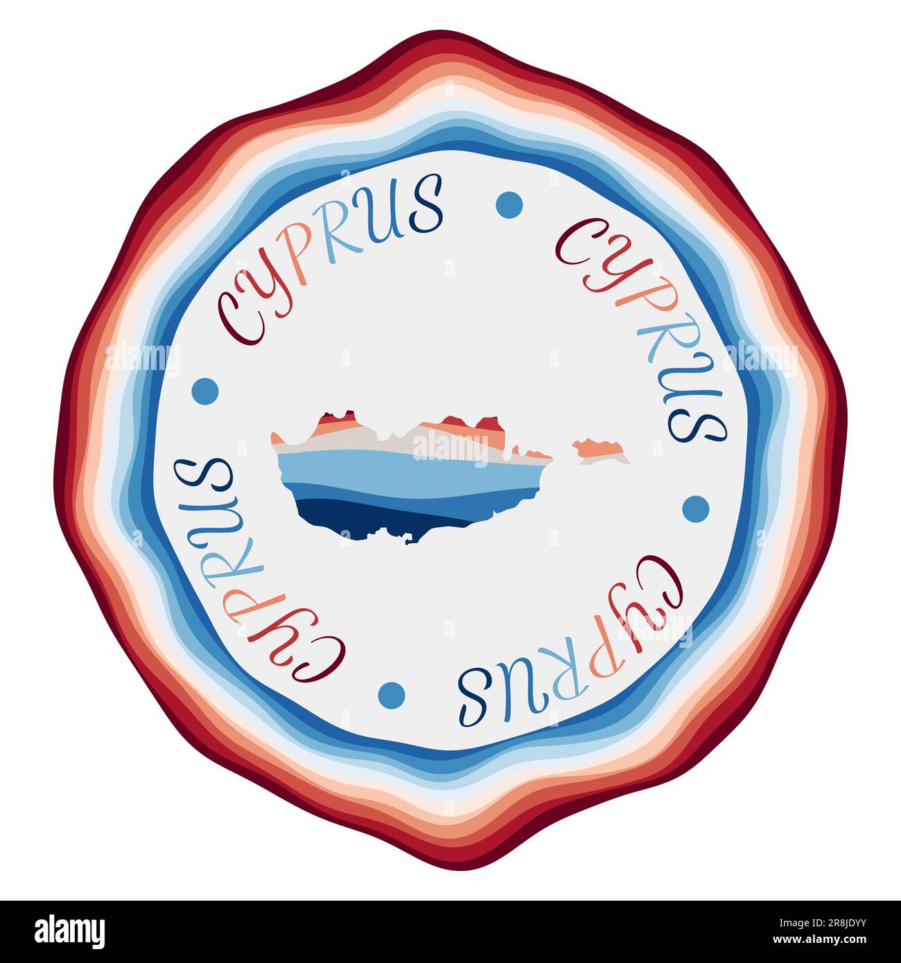 Cyprus coast Stock Vector Images - Alamy