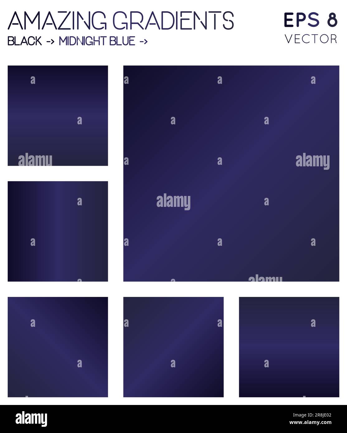 Colorful gradients in black, midnight blue color tones. Adorable ...