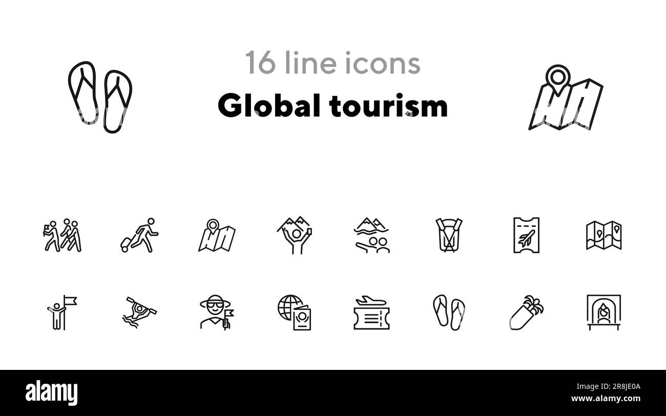 Global resort Stock Vector Images - Alamy