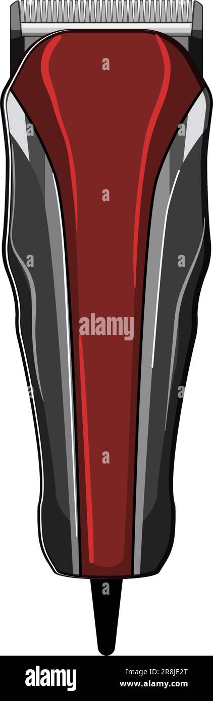 electric hair clipper cartoon vector illustration Stock Vector Image ...