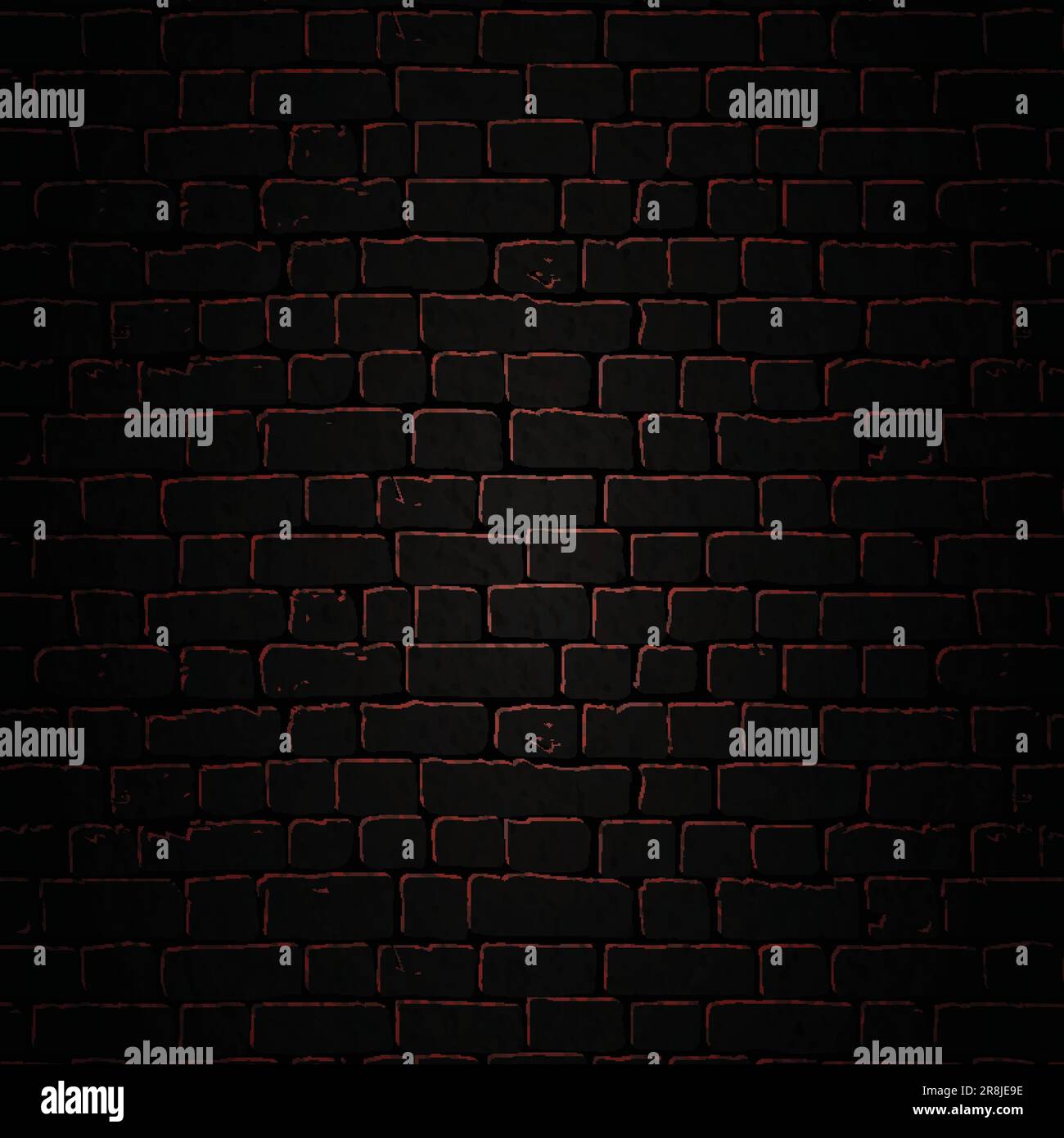 Old dark gray brick wall Stock Vector Images - Alamy