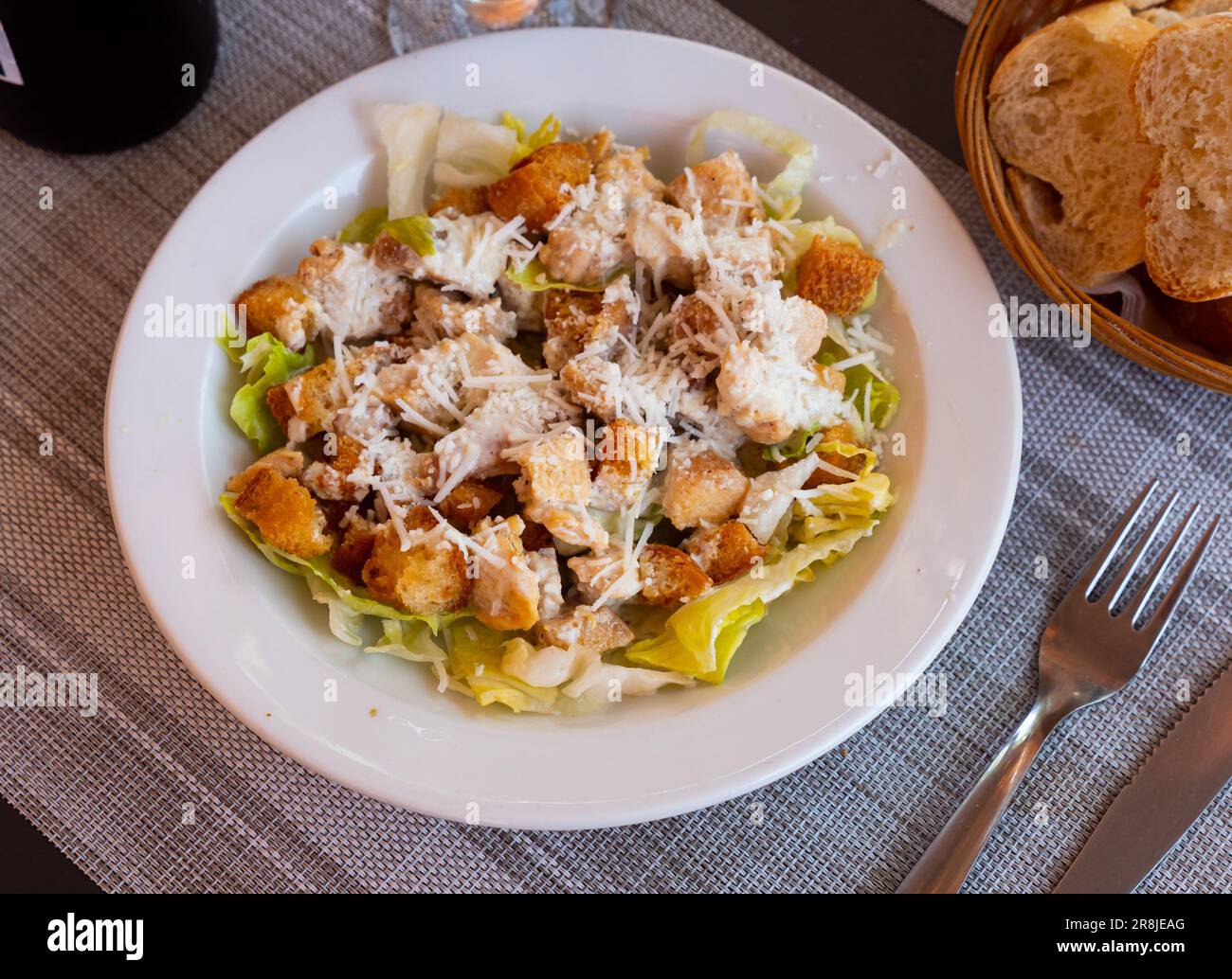 American classic caesar salad hi-res stock photography and images - Alamy