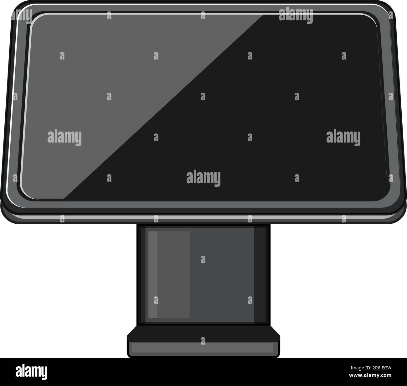 nfc pos terminal cartoon vector illustration Stock Vector Image & Art ...