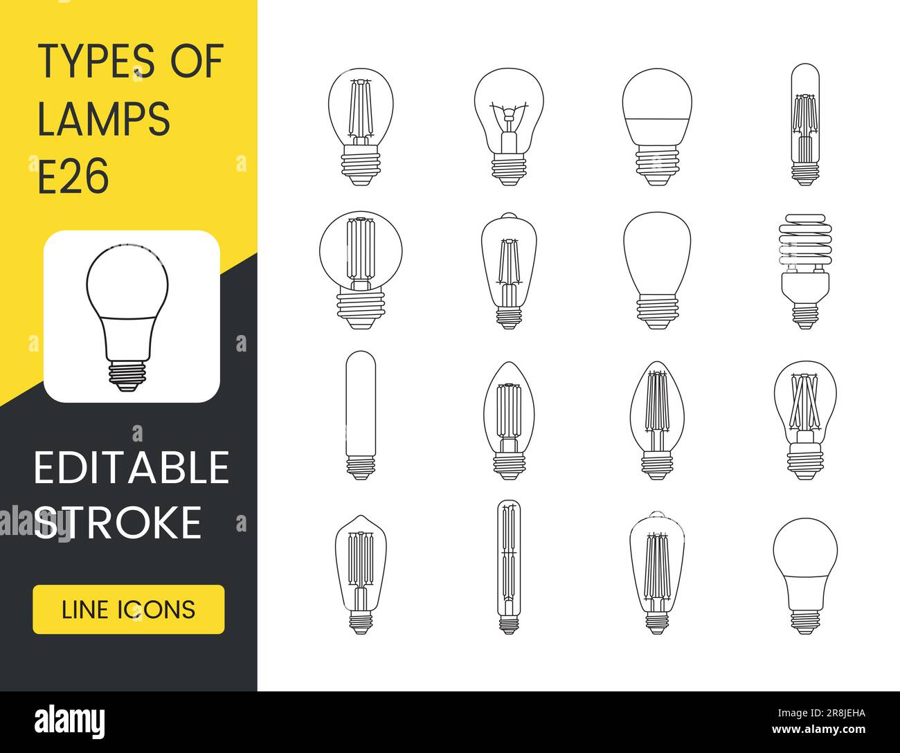 High intensity discharge lamps Stock Vector Images - Alamy