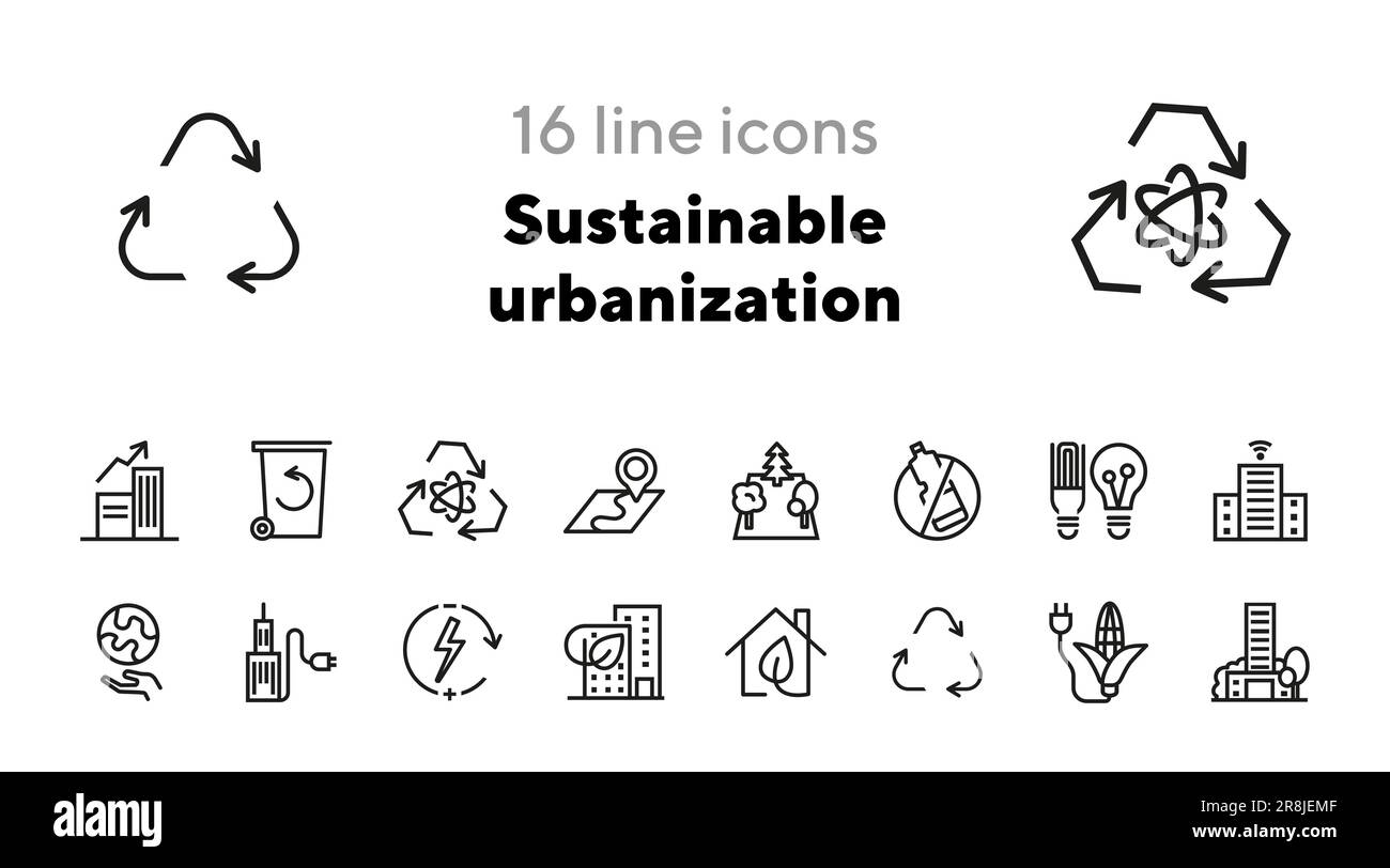 Environment and urbanization Cut Out Stock Images & Pictures - Alamy