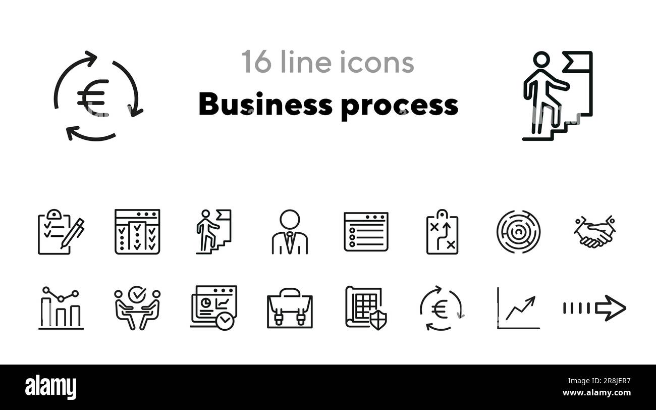 Business process Cut Out Stock Images & Pictures - Alamy