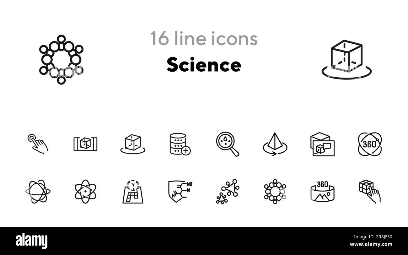 Science line icon set Stock Vector Image & Art - Alamy Science line icon set Stock Vector Image & Art - Alamy