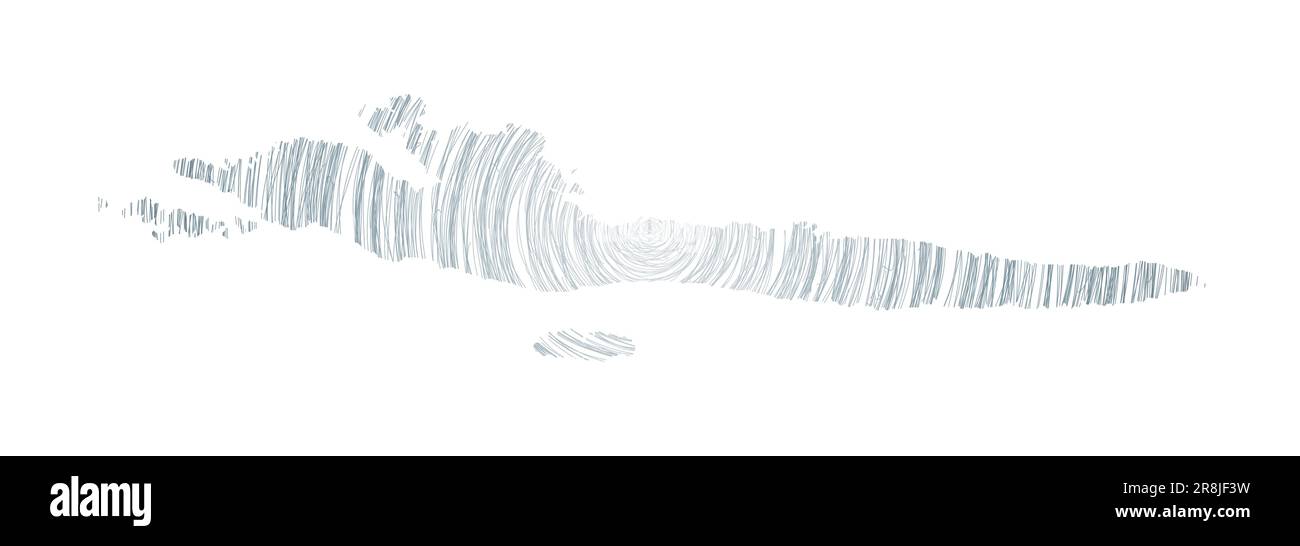 Hvar map Stock Vector Images - Alamy