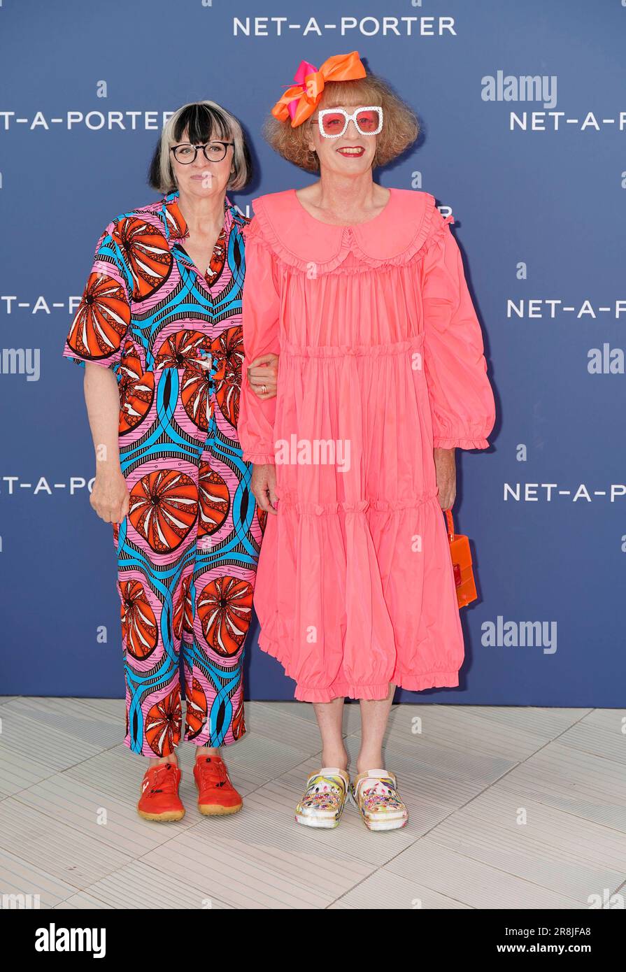 Philippa Perry (left) and Grayson Perry attends the Victoria & Albert ...