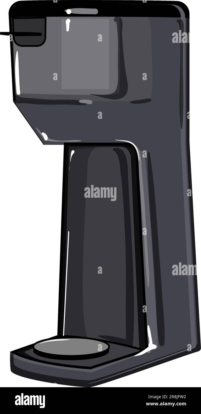 morning capsule coffee maker cartoon vector illustration Stock Vector ...