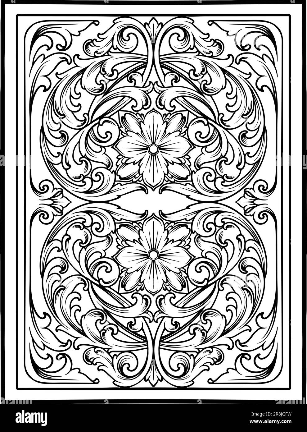 Rococo scroll work hi-res stock photography and images - Alamy