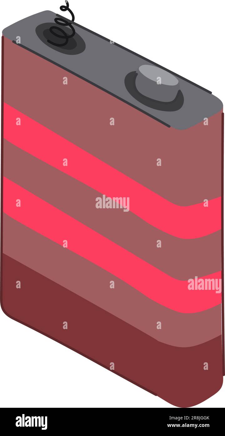 electric battery energy cartoon vector illustration Stock Vector Image ...