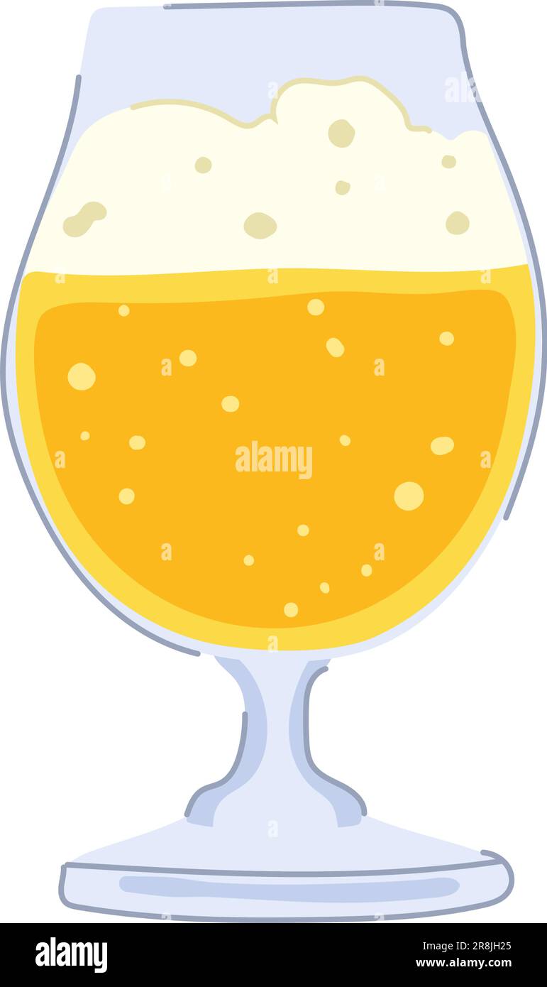 Alcohol Beer Glass Cartoon Vector Illustration Stock Vector Image And Art Alamy