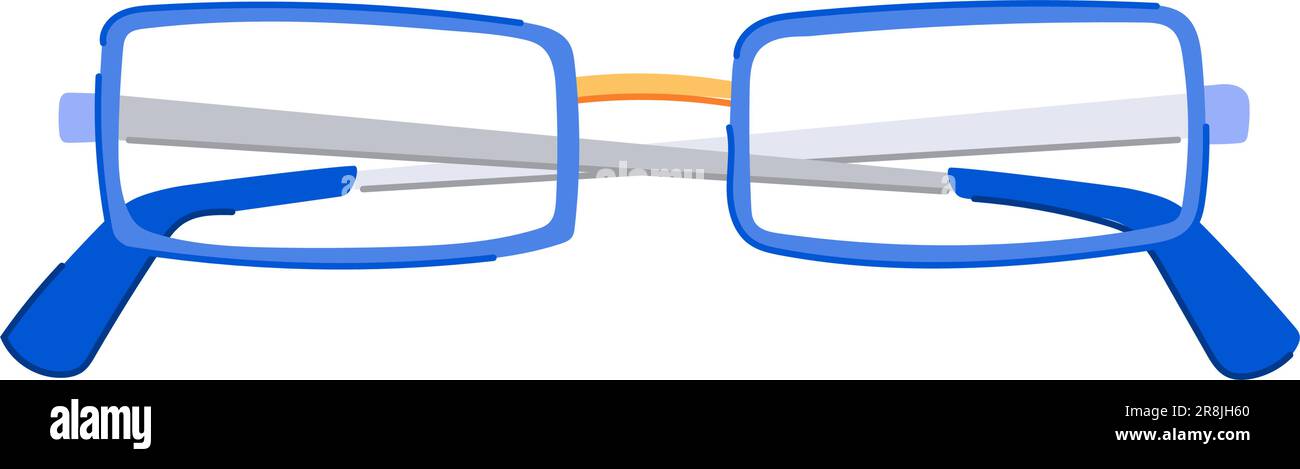 laptop computer glasses cartoon vector illustration Stock Vector Image ...