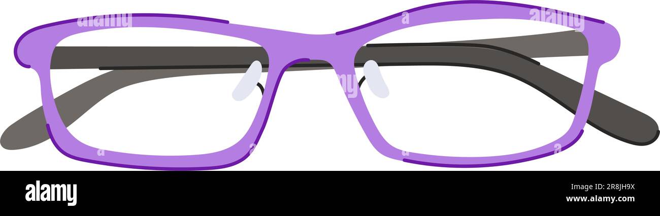 eye computer glasses cartoon vector illustration Stock Vector Image ...